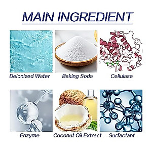 Active Enzyme Laundry Stain Remover - 2023 New Enzyme Cleaner Clothing Stain Remover, Natural Non Toxic Widely Applicable for Enzyme Carpet Fabric Hats Pet Oil Red Wine Ink Armpit Stain Remover (1PC)