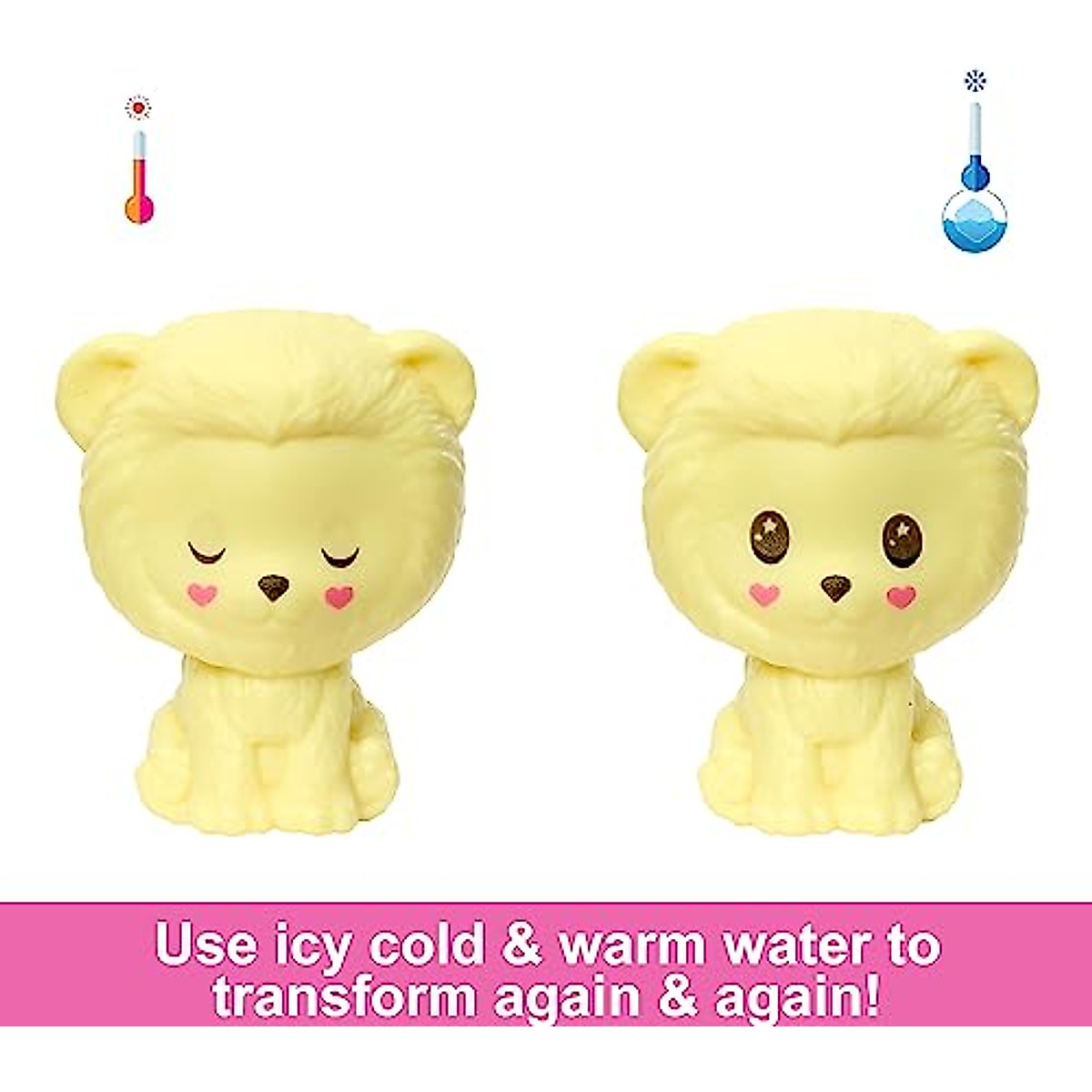 Barbie Cutie Reveal Chelsea Doll & Accessories, Lion Plush Costume & 6 Surprises Including Color Change, Cozy Cute Tees Series
