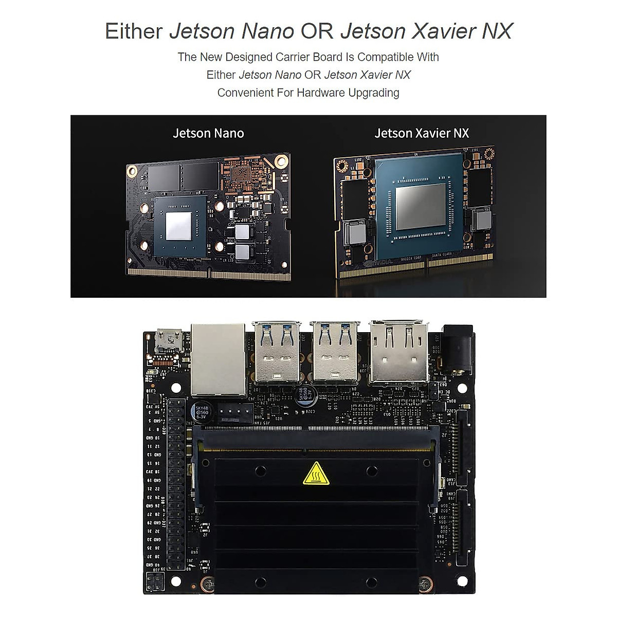 Waveshare Jetson Nano Developer Kit Small Computer for AI Development - B01 New Version