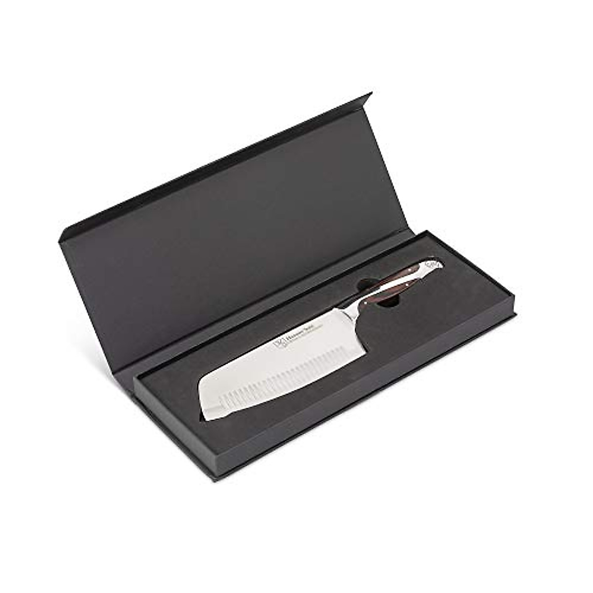 Hammer Stahl 7-Inch Vegetable Cleaver - Professional Chopping Knife - German Forged High Carbon Steel - Ergonomic Quad-Tang Pakkawood Handle