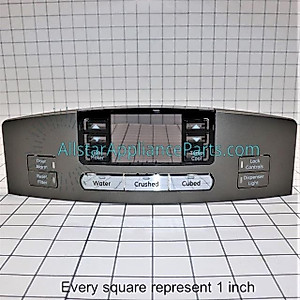 Allstar Appliance Parts WR17X13155 Refrigerator Touchpad Display Assembly