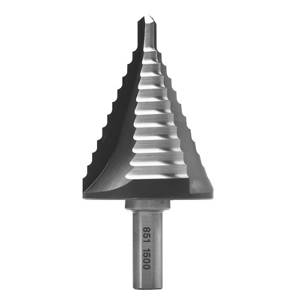 MAGBIT 851.1500 MAG851 1/4-Inch to 1-1/2-Inch Max Diameter High Speed Step Drill Bit, 11 Steps