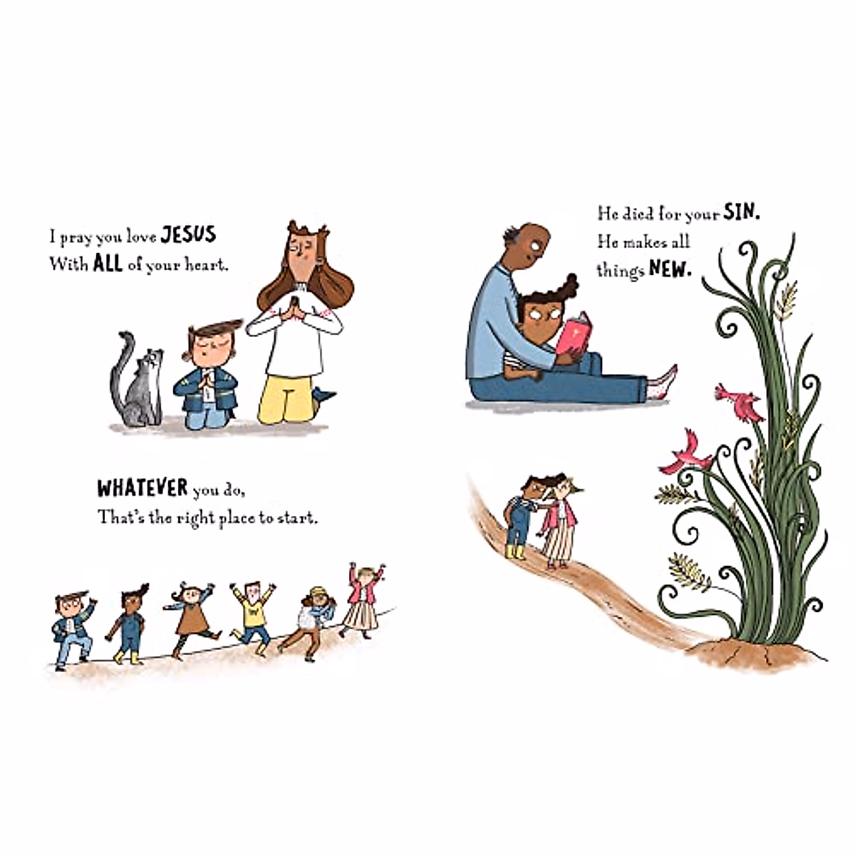 Wherever You Go, I Want You To Know Board Book (Beautiful illustrated Christian book gift for kids/ toddlers ages 2-4, for birthdays, Christmas, ... baby shower or gender-reveal party)