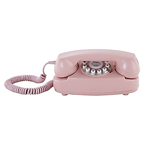 Crosley CR59-PI Princess Phone with Push Button Technology, Pink