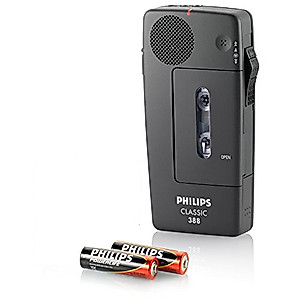 Philips LFH0388 Professional Pocket Memo, Black