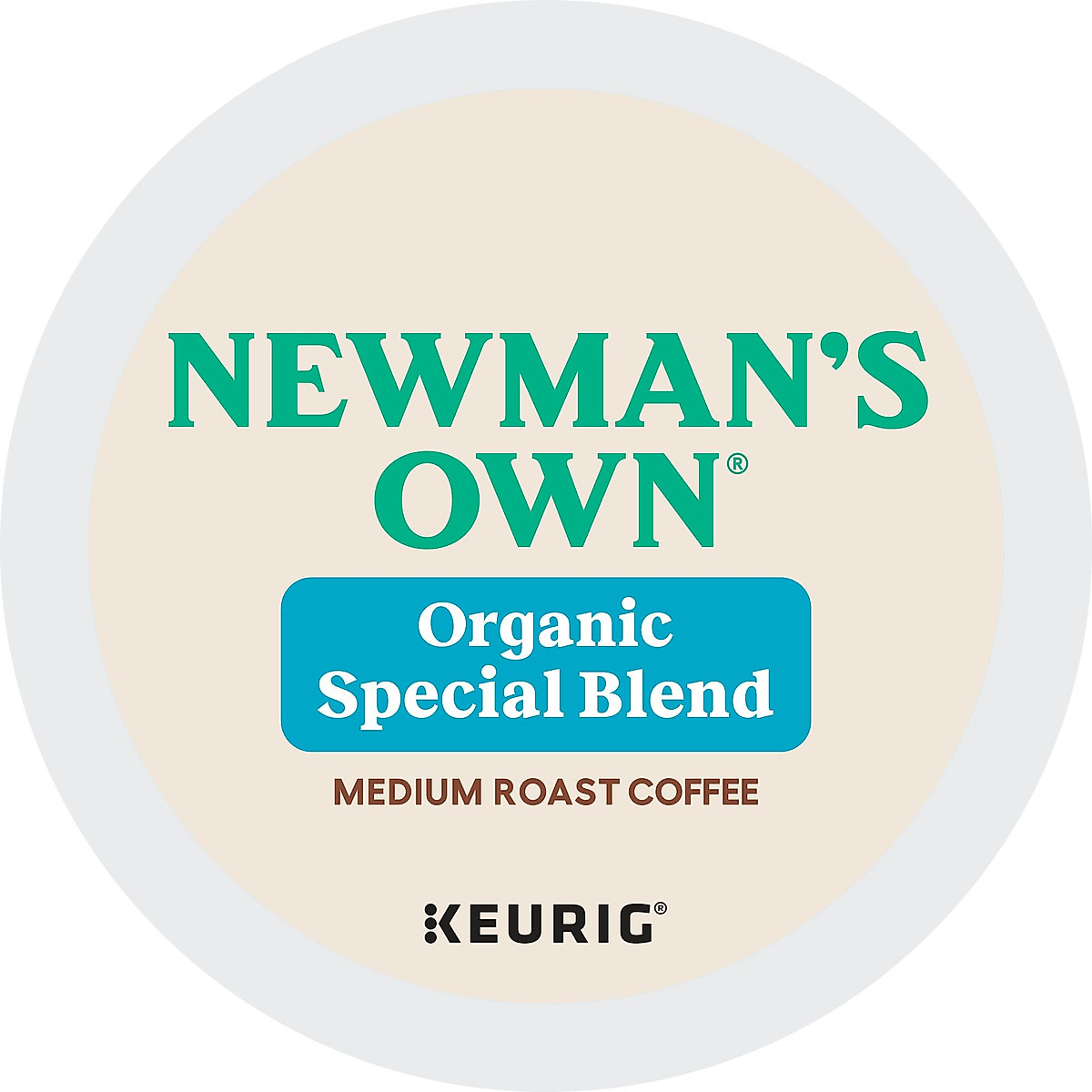Newman's Own Organics Special Blend, Single-Serve Keurig K-Cup Pods, Medium Roast Coffee, 12 Count (Pack of 6) (5000053615)