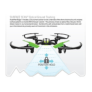 Sky Viper Fury Stunt Drone, Black/Green
