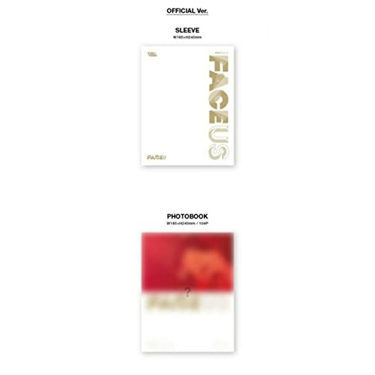 VERIVERY 5th Mini Album FACE US OFFICIAL Ver. CD+104p P.Book+Barcode Ticket+Sticker+3p Card Sealed