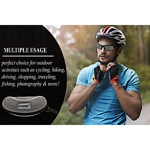 Fiore La Jolla Bifocal Polarized Reading Sunglasses TR90 Readers for Men and Women [Black/Brown, 2.00]