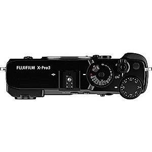 Fujifilm X-Pro3 Mirrorless Digital Camera Body (Black) Bundle, Includes: SanDisk 64GB Extreme PRO SDXC Memory Card + Spare Battery + More (6 Items)