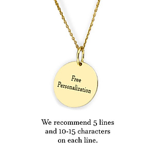 DANELIAN 14K Solid Gold Compass Pendant, North Star Compass Necklace (No Chain Included, 0.55 inches / 13.9mm)