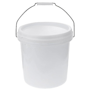 1.5 Gallon Plastic Bucket with Lid, Food Grade Bucket BPA- Durable Heavy Duty Pail Container Multipurpose for Kitchen Farm Industrial DIY Container Supply