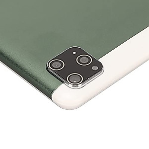 lennis Calling Tablet, Support WiFi 3G Network IPS HD Screen 100‑240V Green 10in Tablet for Travel (US Plug)