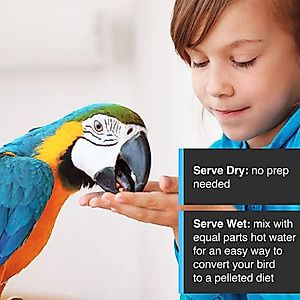 Hagen Tropimix Enrichment Food for Small Parrots, 4 lb. (1.8 kg) - HARI Small Parrot Food with Seeds, Fruit, Nuts, Vegetables, Grains, and Legumes