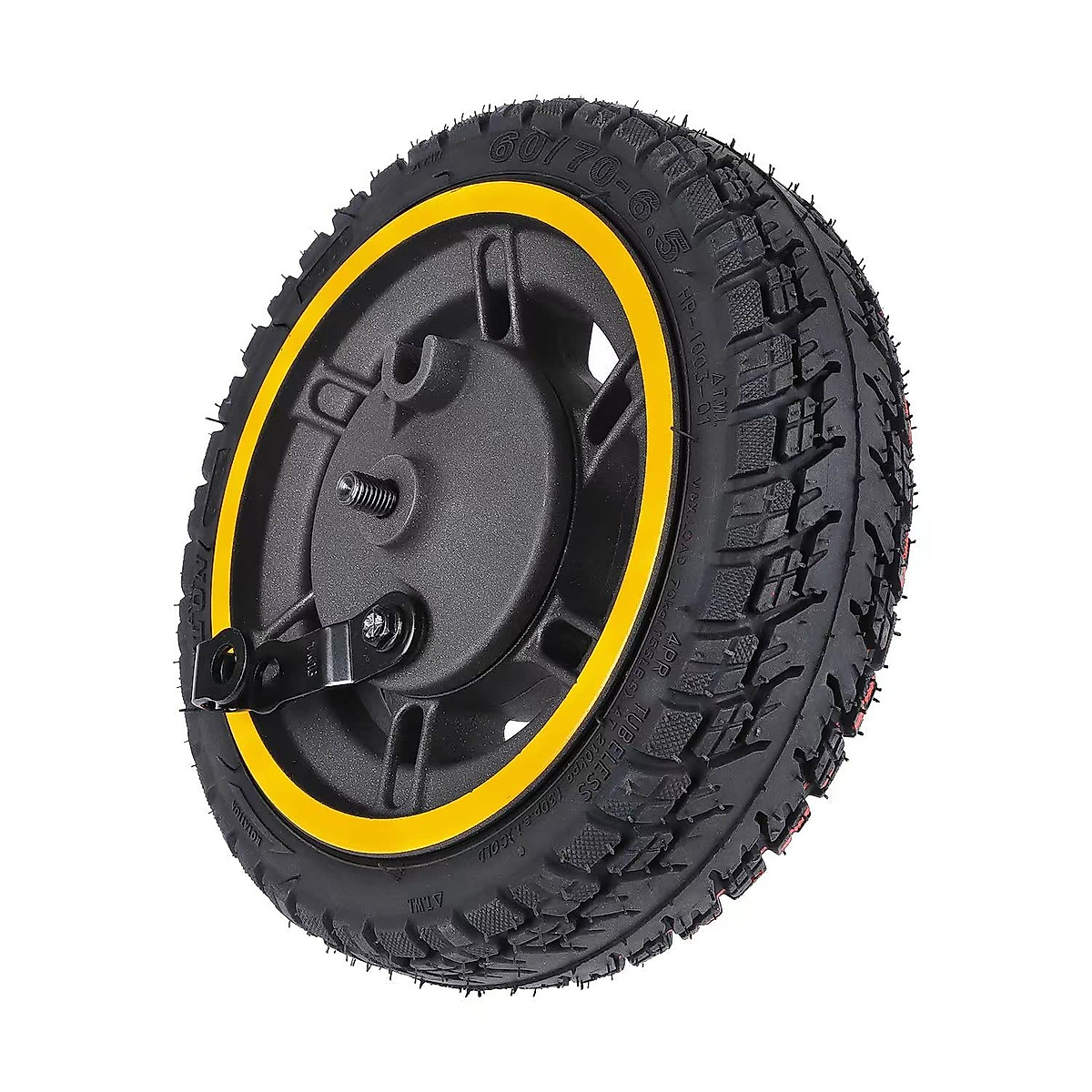 RidTianTek 60/70-6.5 All Terrain Tubeless Tire for Segway Ninebot Max G30 Series Electric Scooter Rear Front Tire Non-Slip Off Road Vacuum Tire (2 PCs)