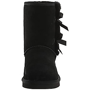 Koolaburra by UGG Women's Victoria Short Fashion Boot, Black, 10 M US