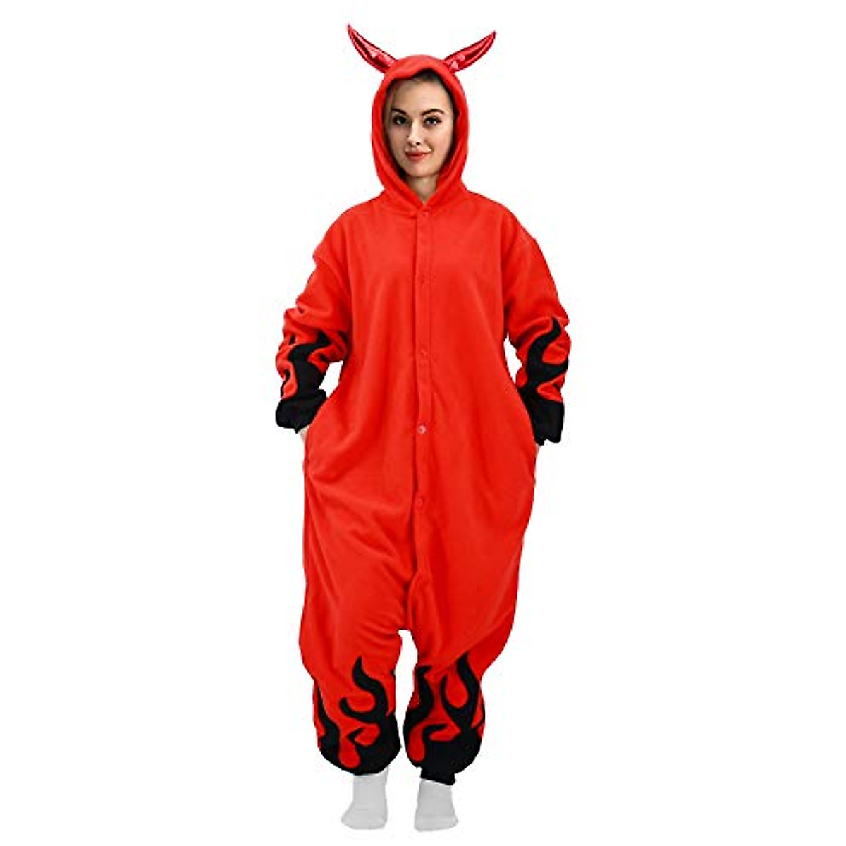 vavalad Adult Onesie Pajamas Party Cosplay Homewear Sleepwear Jumpsuit Costume for Women Men Boys Girls