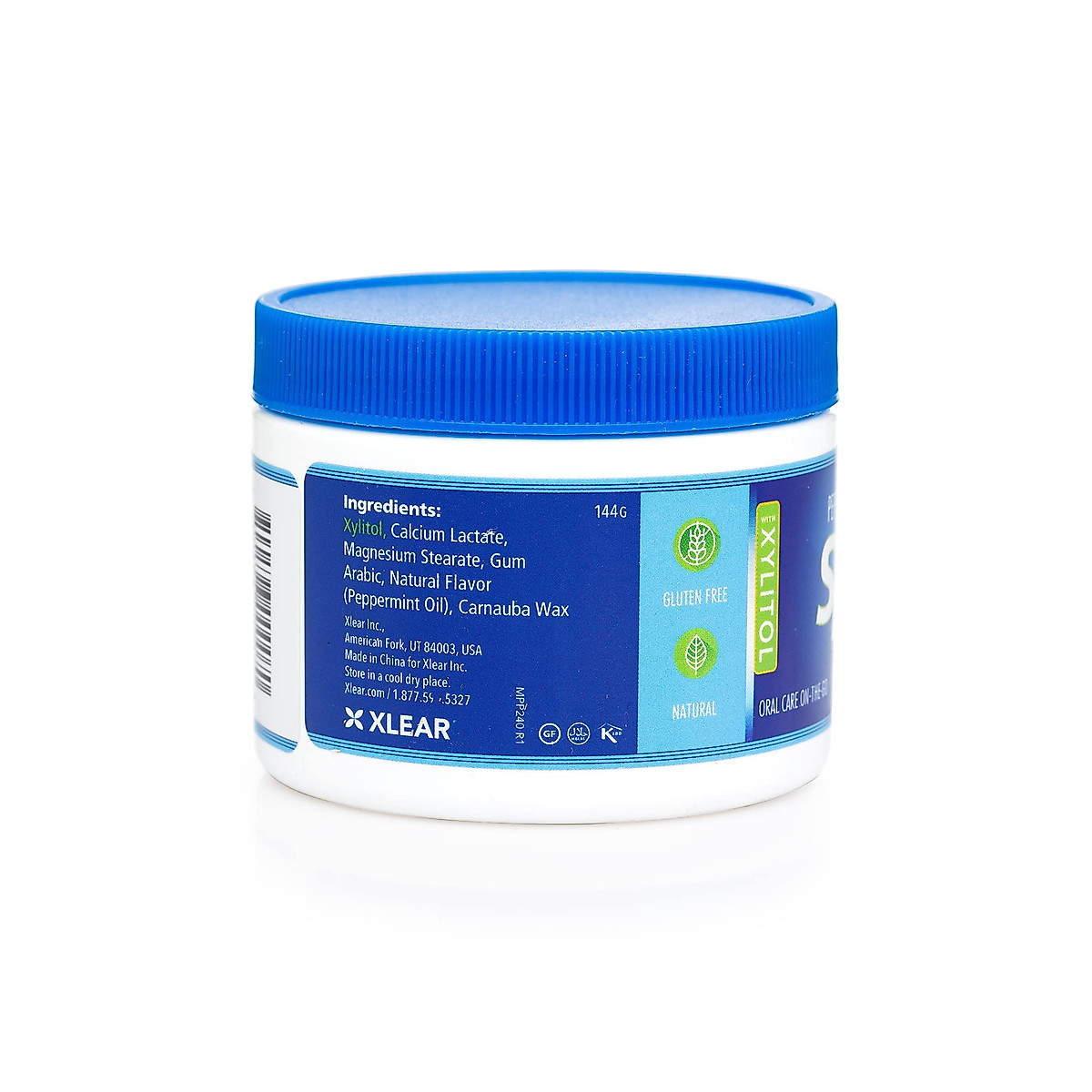 Spry Xylitol Peppermint Sugar Free Candy - Breath Mints That Promote Oral Health, Dry Mouth Mints That Increase Saliva Production, Stop Bad Breath, 240 Count (Pack of 1)