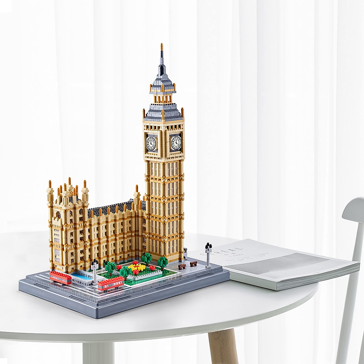 COZYMASS 6473PCS Architecture Big Ben Micro Building Blocks Set Modle Kit Toy Present for Adults and Kids Ages of 14+