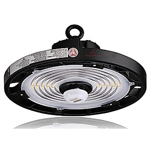 RuggedGrade 150 Watt Titan 5 Motion Sensor LED High Bay UFO Light - 22,000 Lumen - 5000K - DLC Verified High Bay LED