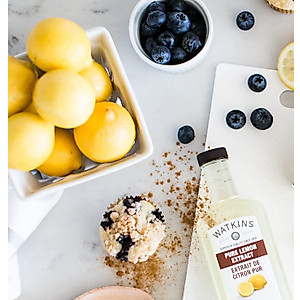 Watkins Pure Lemon Extract, 11 oz. Bottle, 1 Count (Packaging May Vary)