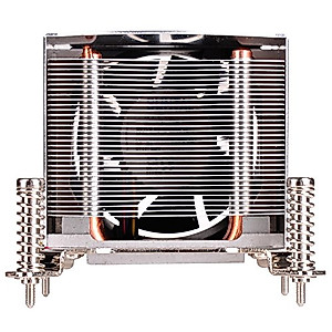SilverStone Technology AR09-115XS 2U Rackmount Server/Small Form Factor Intel CPU Cooler with Screw Bracket, SST-AR09-115XS, TAA Compliant