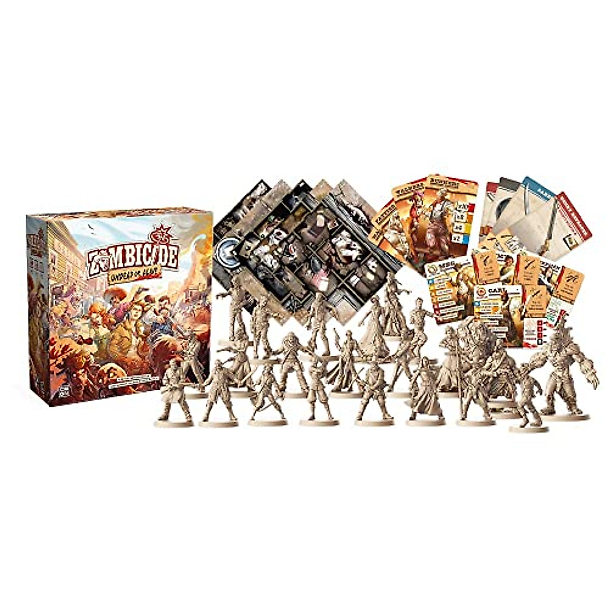 Zombicide: Undead or Alive Strategy Cooperative Game for Teens and Adults | Zombie Board Game | Ages 14+ | 1-6 Players | Avg. Playtime 1 Hour | Made by CMON