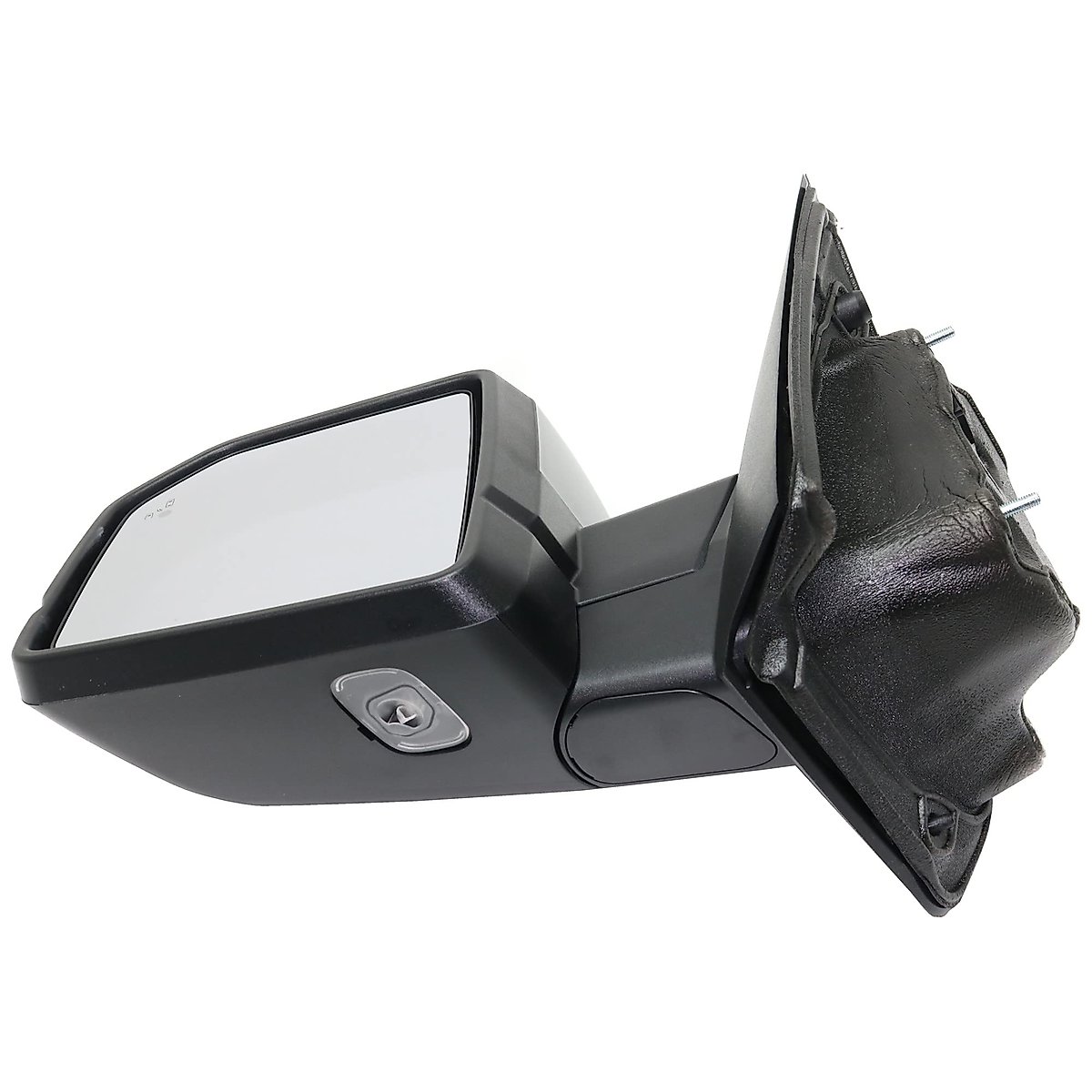 Kool Vue Driver Side Power Heated Mirror for Ford F-150 2015-2020 Power Fold With Signal Light, Blind Spot Monitor, Memory & Puddle Lamp Paintable