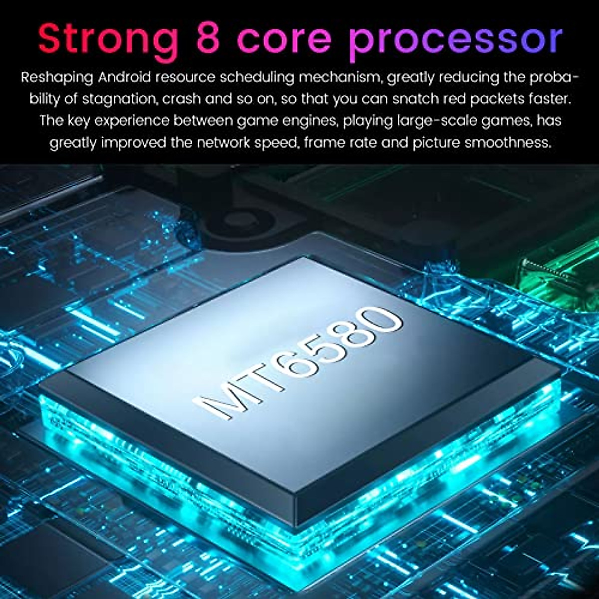 Rino 3 Pro 5.72in Smartphone 4GB RAM32GB ROM for 11, Front 2MP Rear 5MP Cell Phone Support 2.4G 5G Dual WiFi 4800mAh Battery 100‑240V (Green)