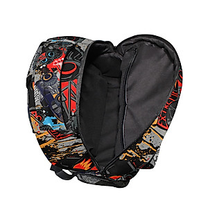 Krafig Monster Truck Car Boys Girls Kids School Backpacks Bookbag, Elementary School Bag Travel Backpack Daypack