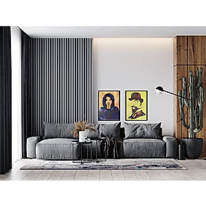 Tom Waits Wall Art. Portrait, Music Lover Gift, Metal Artwork. A Groundbreaking New Way to Display Your Preferred Art on Brass or Copper. Bar, Restaurant Decor, Poster, Man Cave