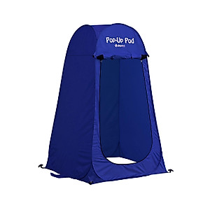 GigaTent Pop Up Pod Changing Room Privacy Tent – Instant Portable Outdoor Shower Tent, Camp Toilet, Rain Shelter for Camping & Beach – Lightweight & Sturdy, Easy Set Up, Foldable (Navy)