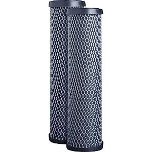 CFS – 2 Pack Carbon Block Water Filter Cartridges Compatible with FXWTC, 3WH-STDCW-F02, GXWH04F, GXWH20S Models – Remove Bad Taste & Odor – Whole House Replacement Filter Cartridge