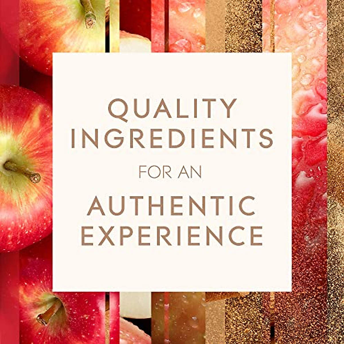 Glade Candle Jar, Large Candle Infused with Essential Oils, Air Freshener for Home Decor, Autumn Apple Tree, 16oz