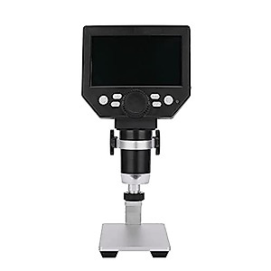 IULJH Electronic USB Microscope 1-1000X Digital Soldering Video Microscopes 4.3" LCD Magnifying Camera Metal Stand Magnifier