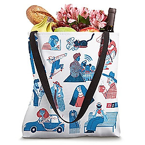 NPR Irene Rinaldi Characters Tote Bag