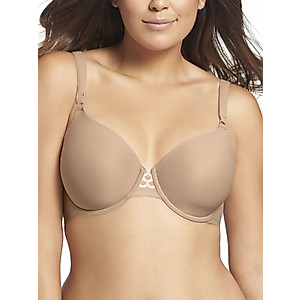 Olga Women's To A Tee Underwire Contour Bra, Toasted Almond, 44C