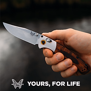 Benchmade - Crooked River 15080 EDC Knife with Wood Handle (15080-2)