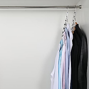 Magicool Hanger Magicool 12 Pack Metal Magic Cascading Hanger Space Saving Hangers Closet Organizers Suit for Shirt Pant Bra Clothes Hangers Space Saving