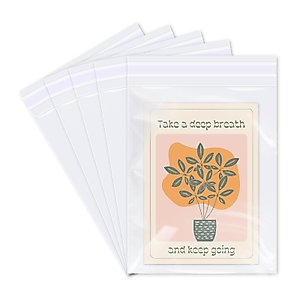 iMailer - 1000 Pcs - 5" x 7" Resealable Cellophane Bags- Self Sealing Clear Cello Bags for A2 A4 A6 Cards & Envelopes, Photo, Prints, Candies