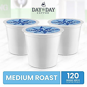 Day To Day 120-Count Breakfast Blend, Medium Roast Single Serve Coffee Pods for K-Cup Keurig Brewers