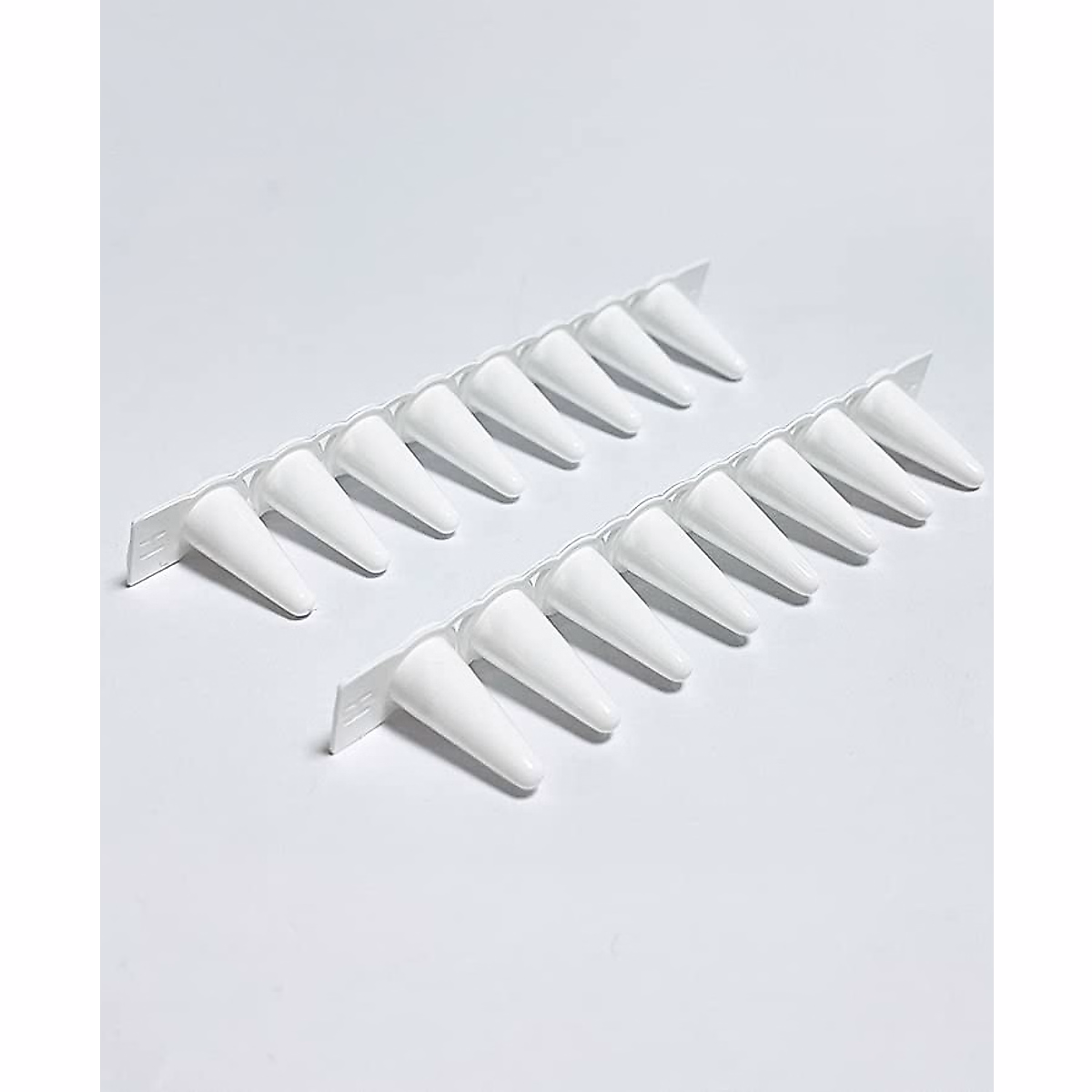 CryoKing 0.1ml 8-Strip White PCR Tubes, Tubes with Flat Caps, 125 Sets/Pack, Ultra Thin Wall PCR Reaction Tubes, Polypropylene Microcentrifuge Tube, DNase/RNase Free