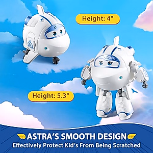 Super Wings - Transforming Astra Toy Figure | Spaceship | Bot | 5” Scale