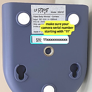 LEREVE LRX-5 & 52 Replacement Monitor, Only for Camera's S/N Number Start with 11