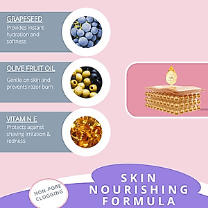 Dermaplaning Oil - Smooth Glide Skin Barrier Shave Oil for Women - Use with Dermaplaning Tool, Face Razor, Eyebrow Razor, Microblades for Face - Softens Area Pre Shave & After Shave