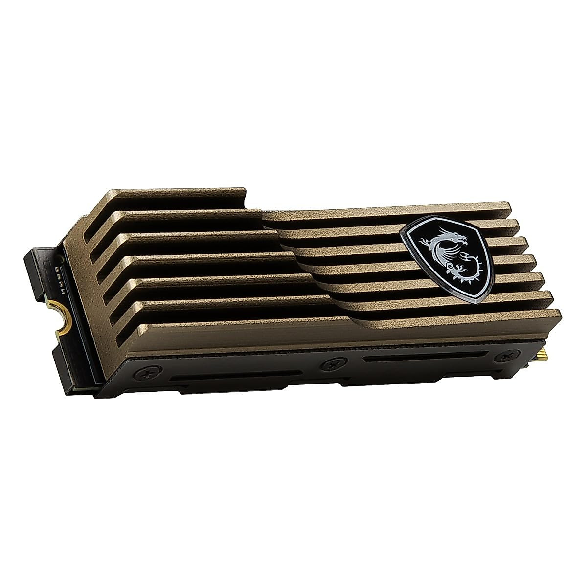 MSI SPATIUM M480 PCIe 4.0 NVMe M.2 2TB HS Internal SSD PCIe Gen4 NVMe 1.4 3D NAND 1400 TBW