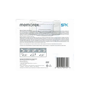 Memorex 4x DVD-RW Media (5 Pack)