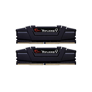 G.SKILL Ripjaws V Series (Intel XMP) DDR4 RAM 16GB (2x8GB) 4000MT/s CL18-22-22-42 1.35V Desktop Computer Memory UDIMM - Black (F4-4000C18D-16GVK)