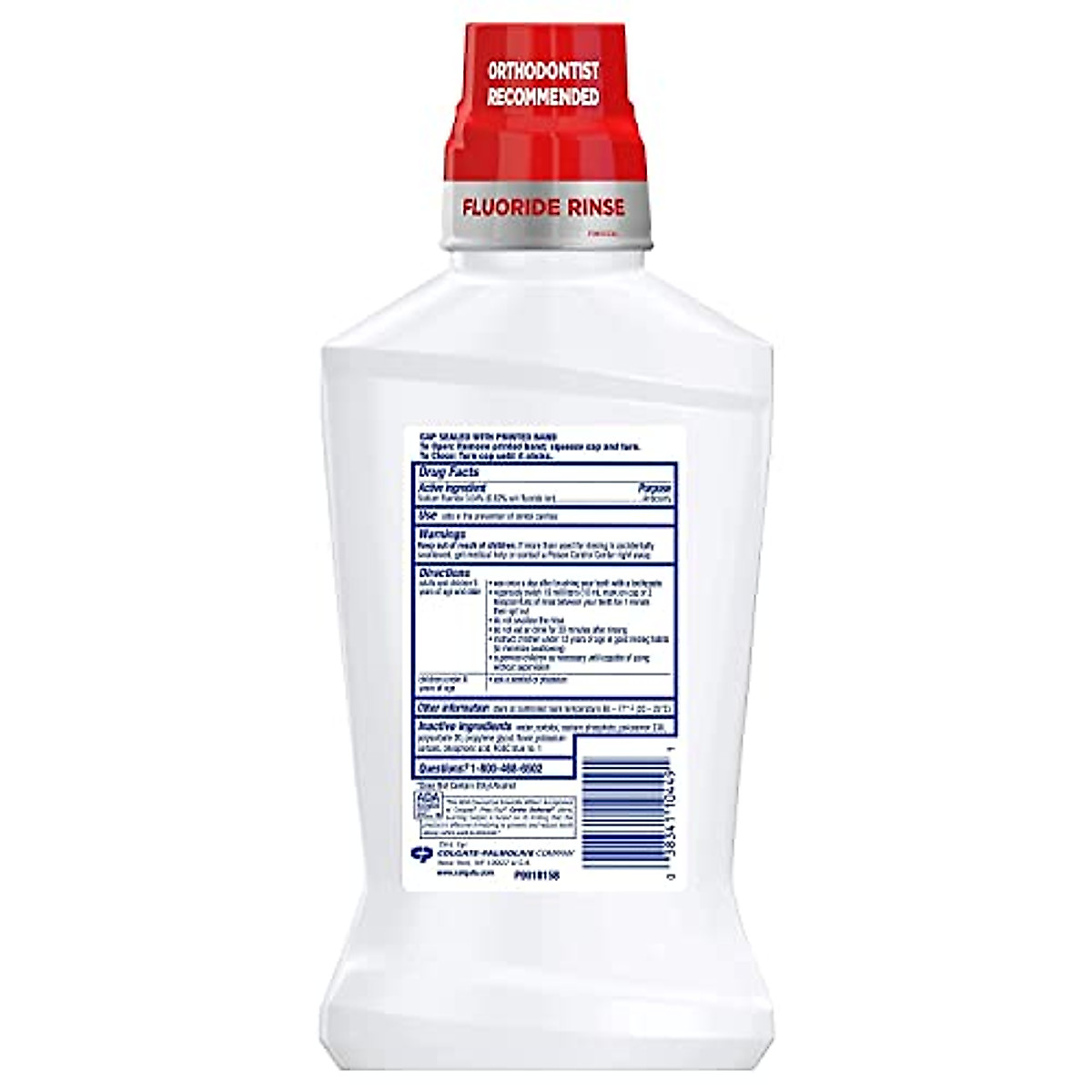 Colgate Phos-Flur Anti-Cavity Fluoride Rinse Mint 16 oz (Pack of 4)