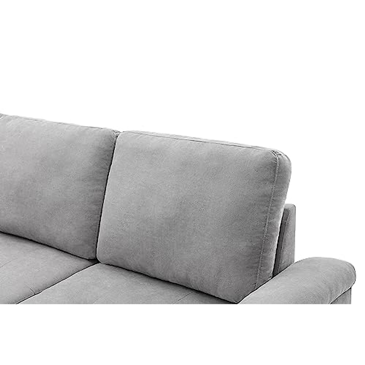 L-Shaped Corner Sleeper Sectional Sofa W/ Pull Out Cozy Sleep Couch Bed, Modern Practical Sectional & Sofa with Storage Ottoman ,Hidden Arm Storage and USB Charge for Home Apartment Living Room Sets